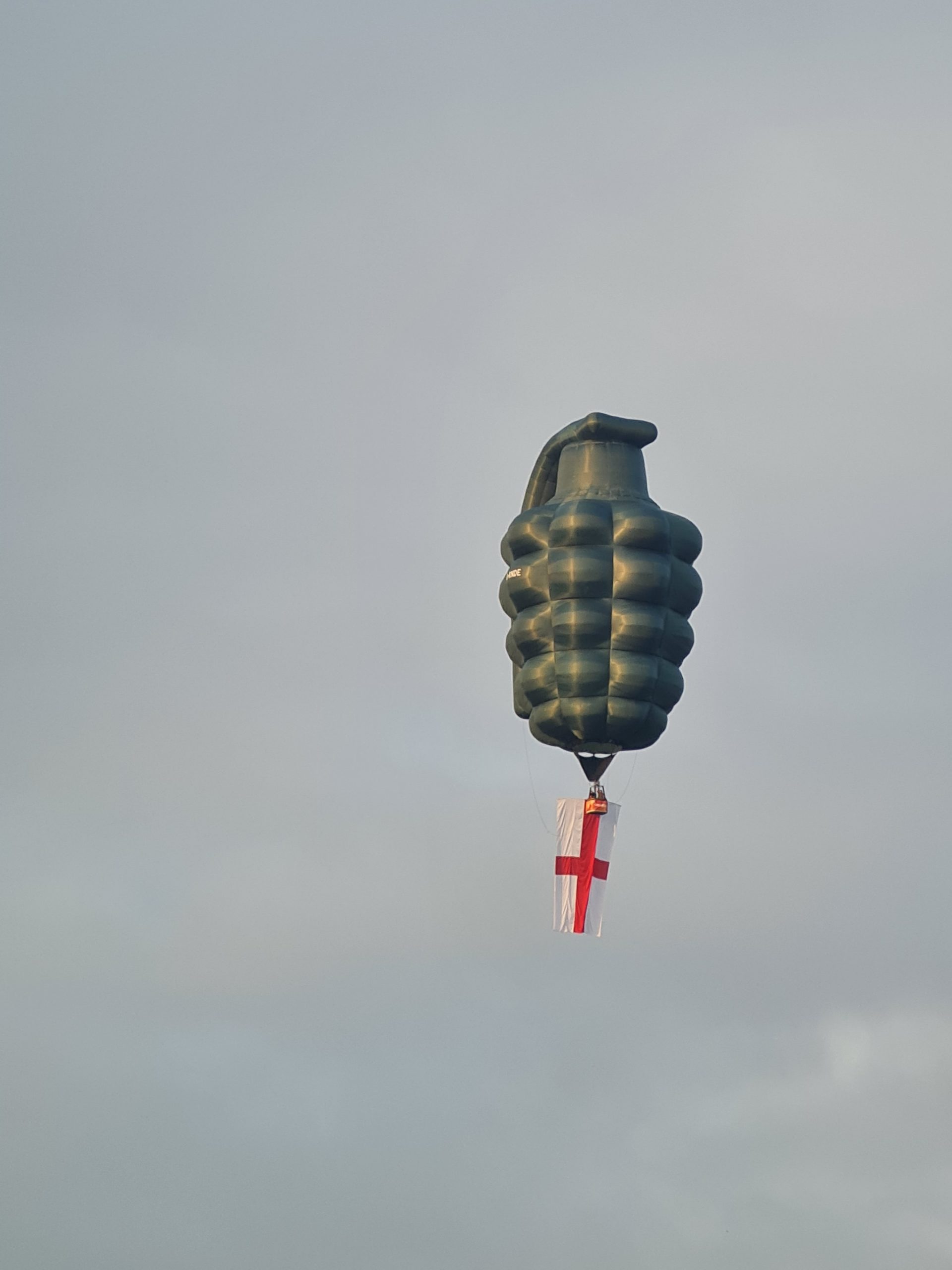 Grenade for England Euros -Opportunity for Hot Air Balloon Advertising ...