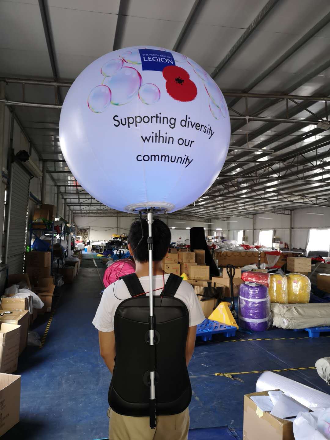 Helping Royal British Legion Celebrate Pride - Bloon | Inflatable and ...