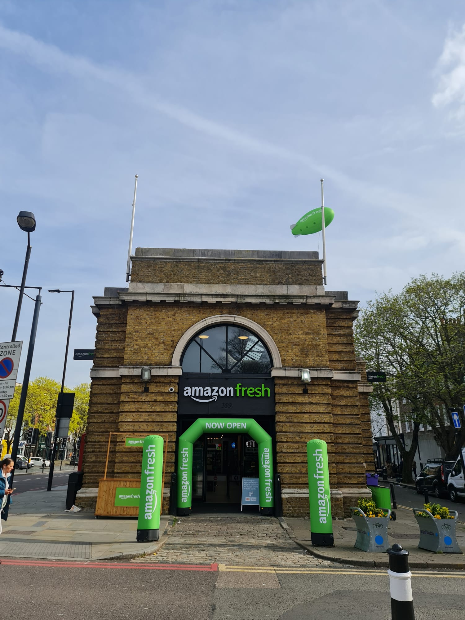 Amazon Fresh Relaunch - Bloon | Inflatable and Aerial Marketing