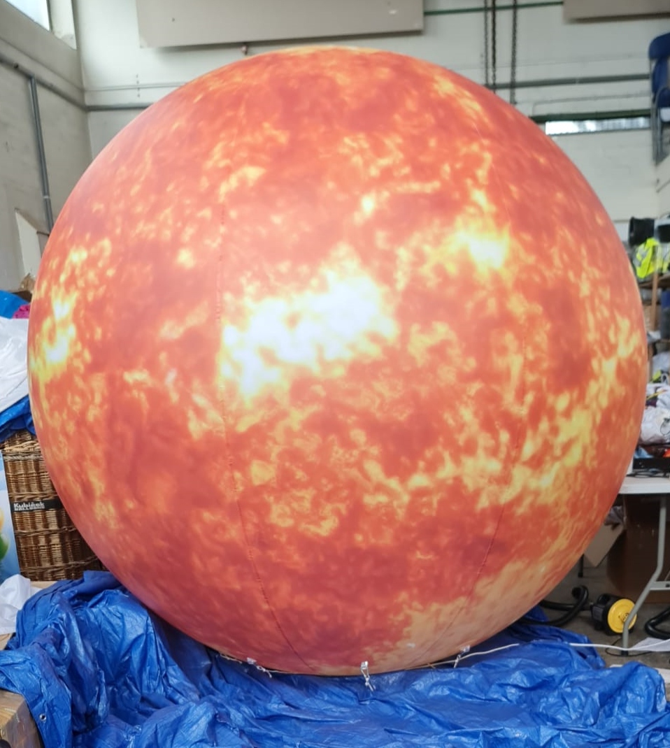 Naked Solar - Sun Replica - Bloon | Inflatable and Aerial Marketing