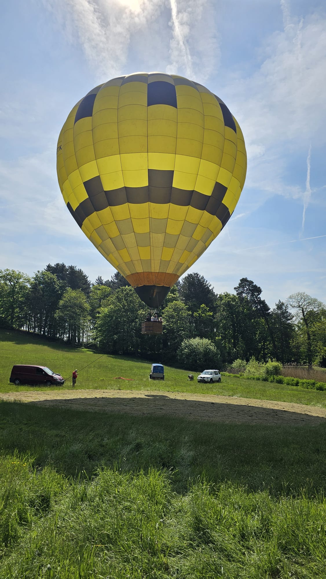 Hot Air Balloon Tether - Painshill - Bloon | Inflatable and Aerial ...