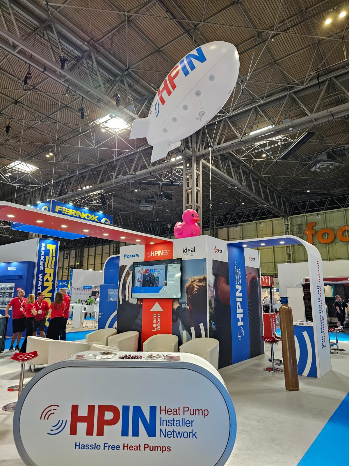HPIN - Branded Helium Blimp at NEC - Bloon | Inflatable and Aerial ...